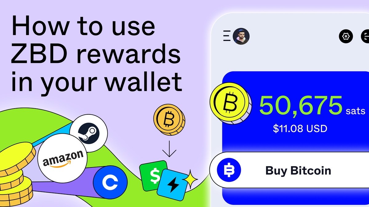 How To Use Your ZBD Rewards In Your Wallet