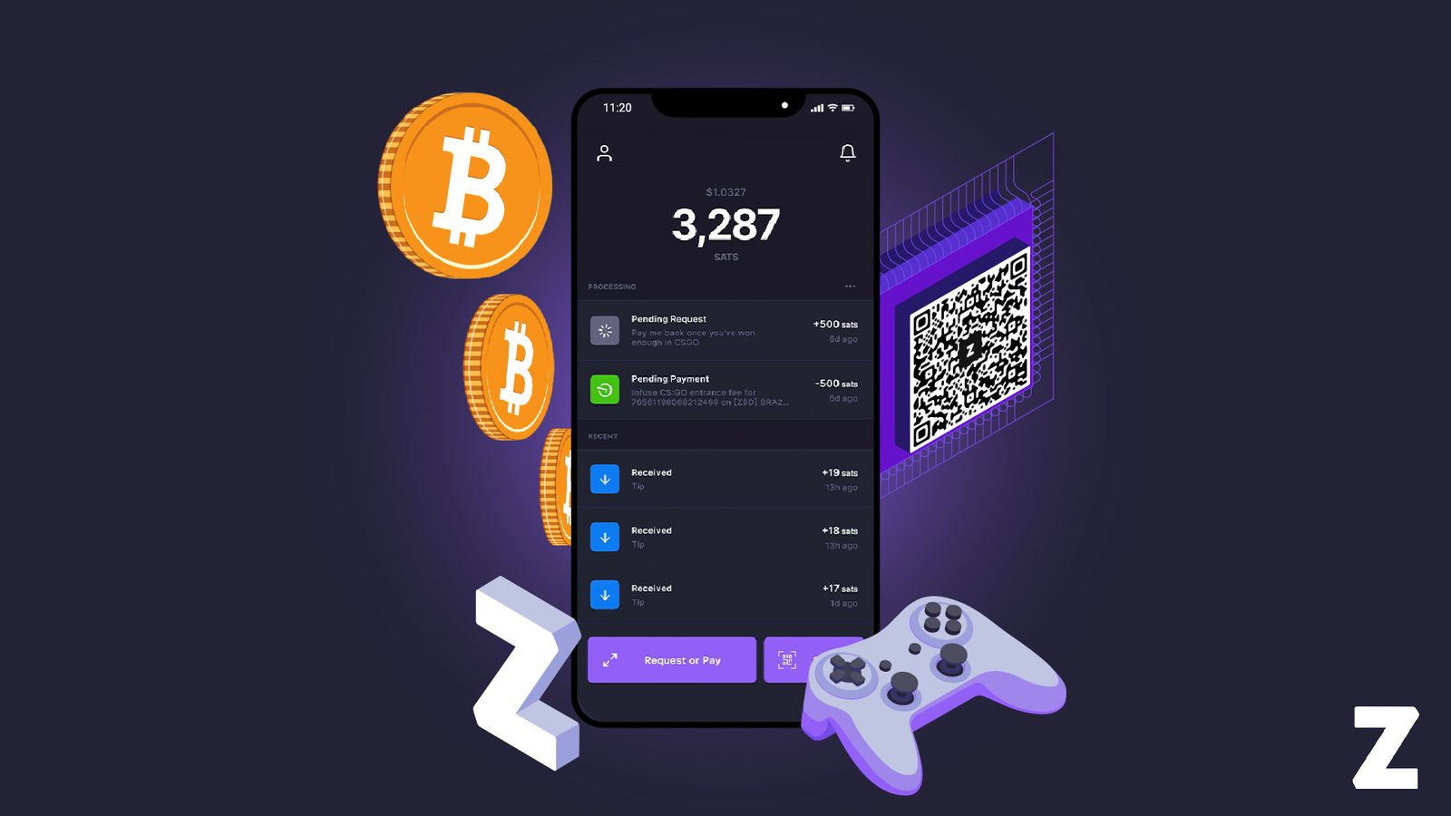 Play games to earn Bitcoin