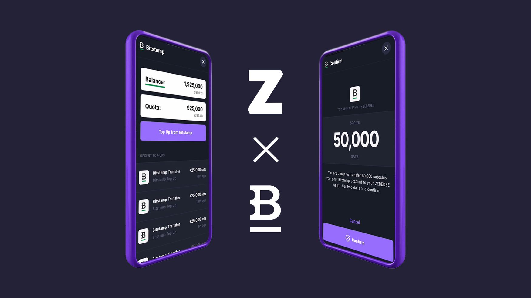 Integrated wallet for Bitstamp