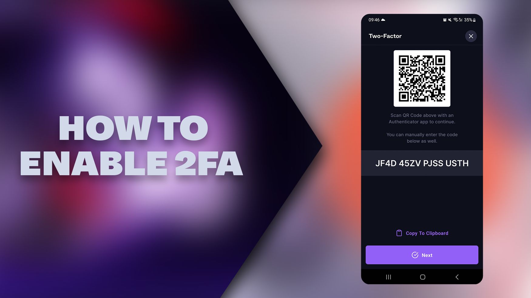ZBD Tutorials: How to enable Two-Factor Authentication (2FA)