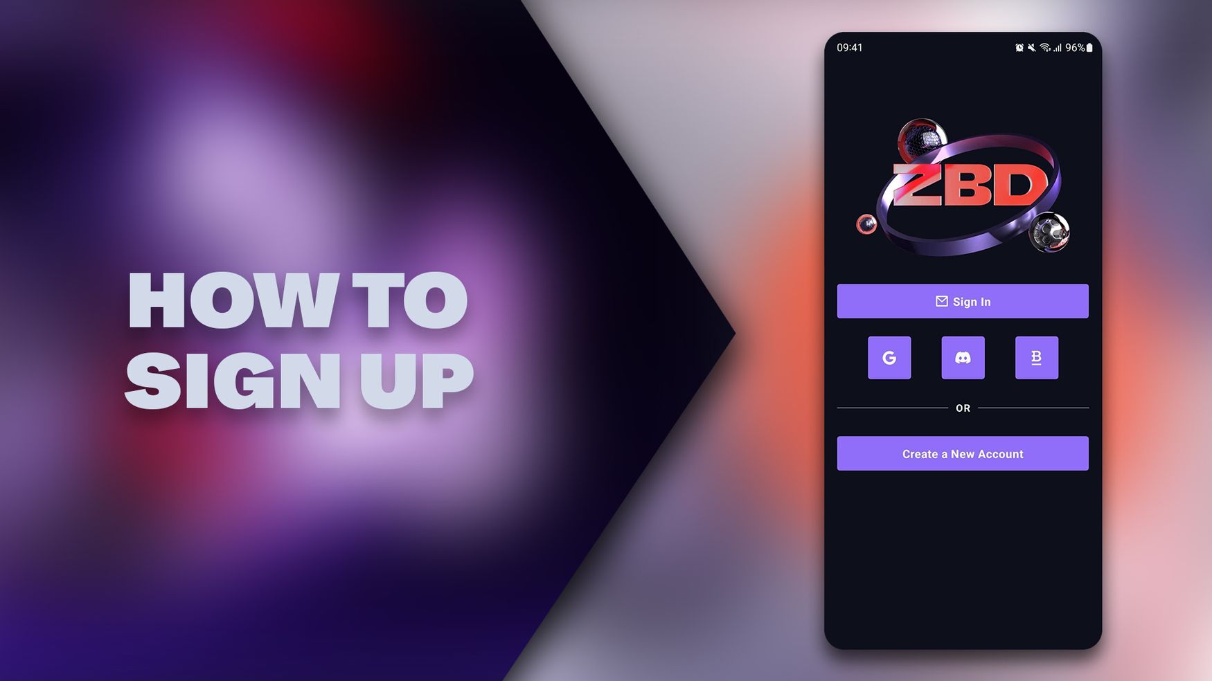 ZBD Tutorials: How to sign up