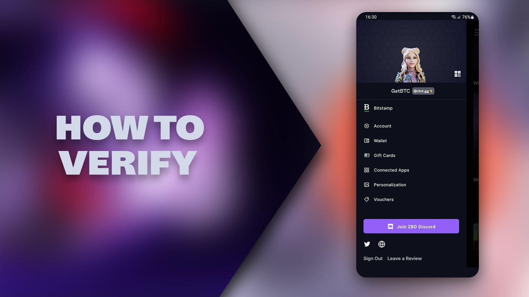 ZBD Tutorials: How to verify your account